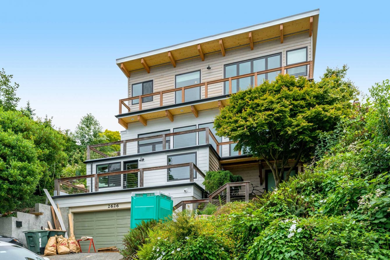 Overhaul on Perkins Lane: New Bevel Cedar Siding & Color Plus Hardie ...